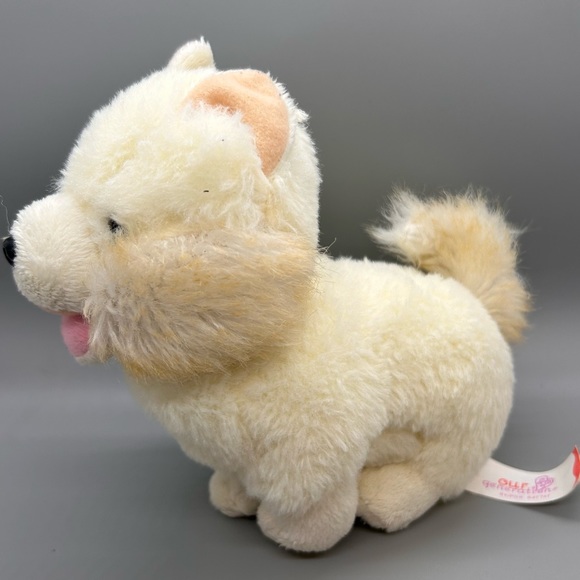 Toys | Our Generation White Pomeranian Dog Plush Stuffed Animal Posable ...